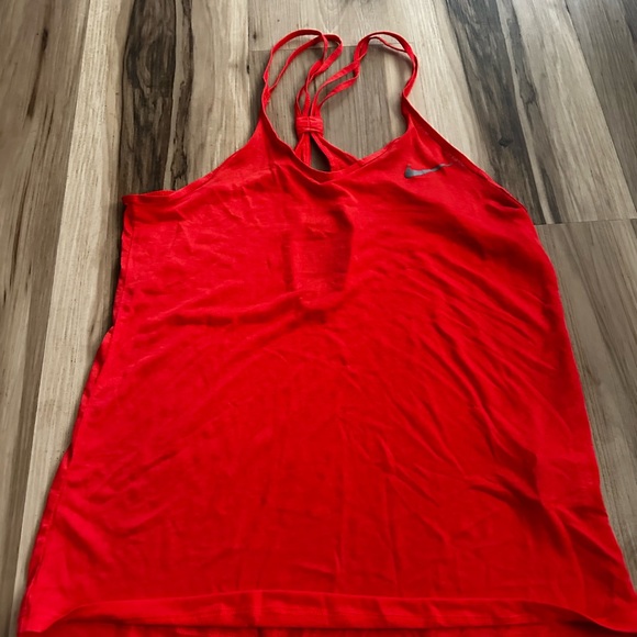 Nike | Tops | Nike Womens Bright Red Tank Top | Poshmark
